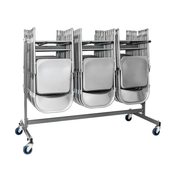 Zown Classic Heavy Duty Folding Chair Trolley Cart – Advanced Stanchions