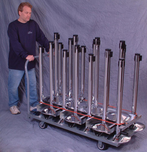 Visiontron Vertical Post Storage Cart - Holds 18 Posts – Advanced ...